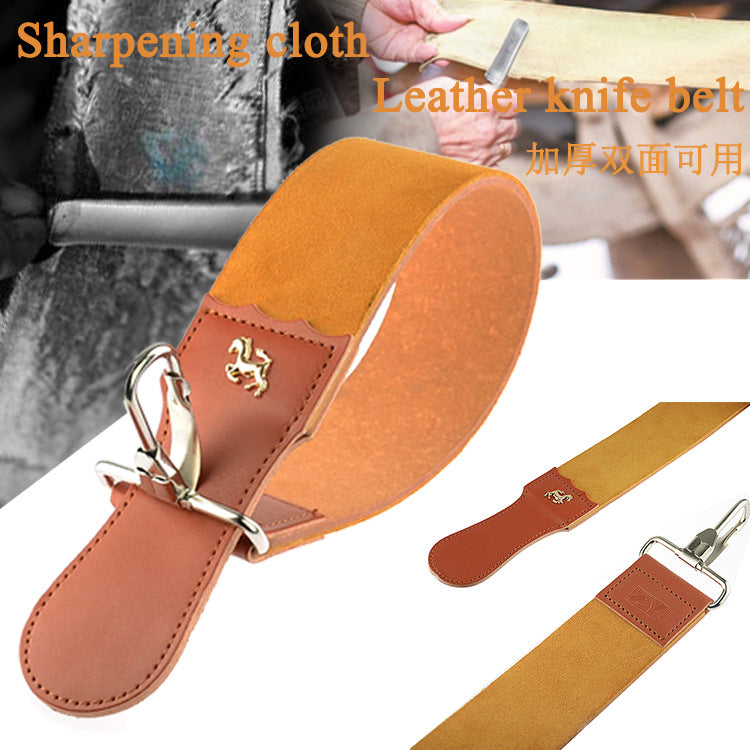 Professional Barber Leather Belt 2 Sided Cutthroat Razors Sharpening T ...
